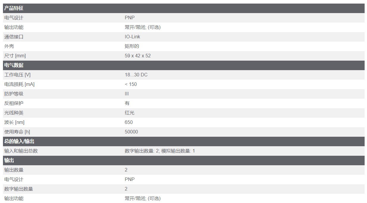 O1D155易福门IFM激光测距传感器O1DLF3KG/IO-LINK全新原装开增票-阿里巴巴