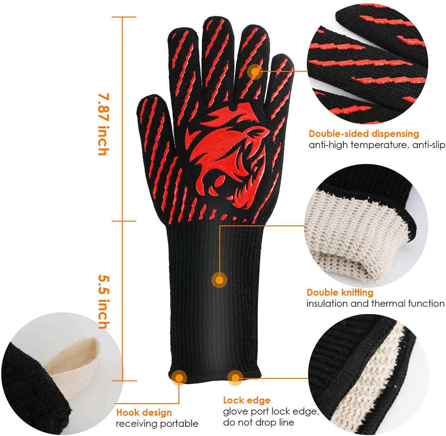 BBQ烧烤专用手套耐高温500/800度防火阻燃微波炉隔热烘焙硅胶防滑采购价格、怎么样、行情市场-CCEE选品中心