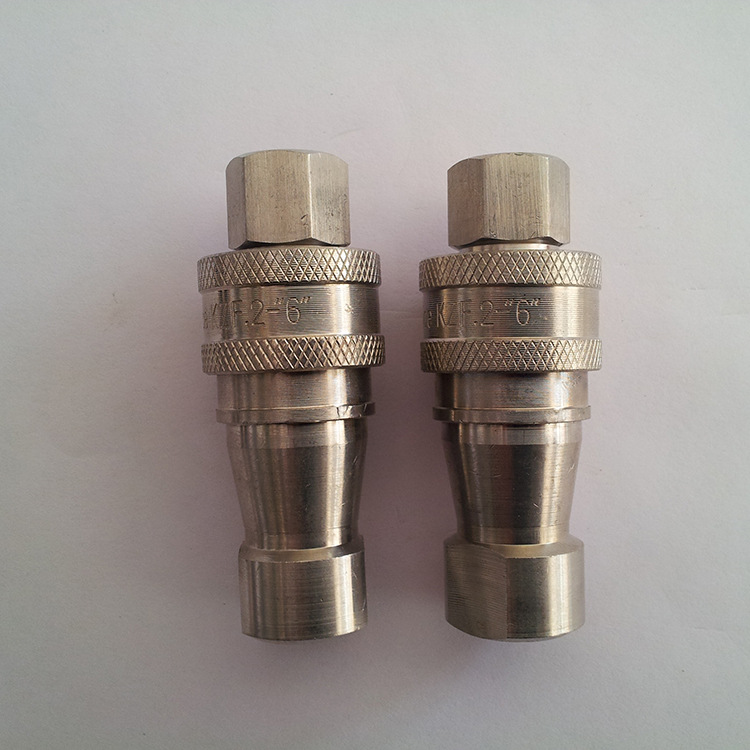 KZF2-6快速接头KZF-02SF-02PF开闭式气液快速接头ZG1/4不锈钢304-阿里巴巴