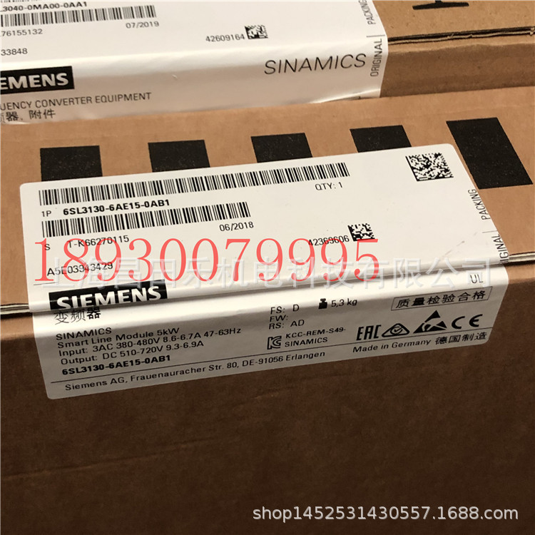 西门子单电机模块6SL3130-6AE15-0AB1西门子变频器模块-阿里巴巴