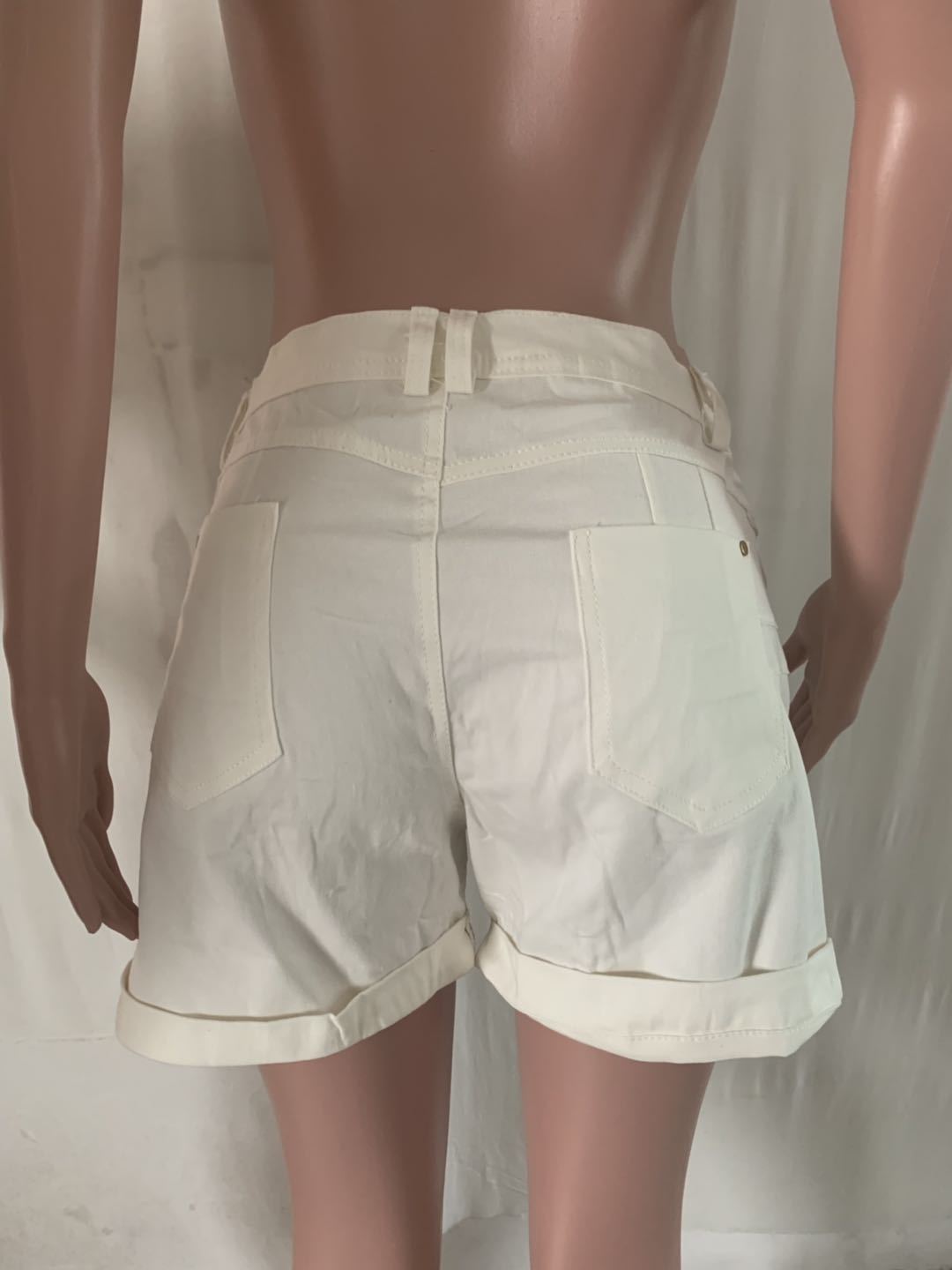 KK1908速卖通wish亚马逊eBay5色8码腰带水洗牛仔短裤微弹现货-阿里巴巴