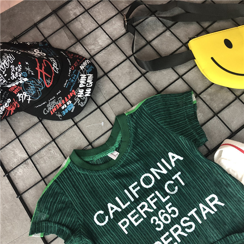 男童短袖T恤2025夏季网格镂空上衣中小童短袖C68010短裤12135套装-阿里巴巴