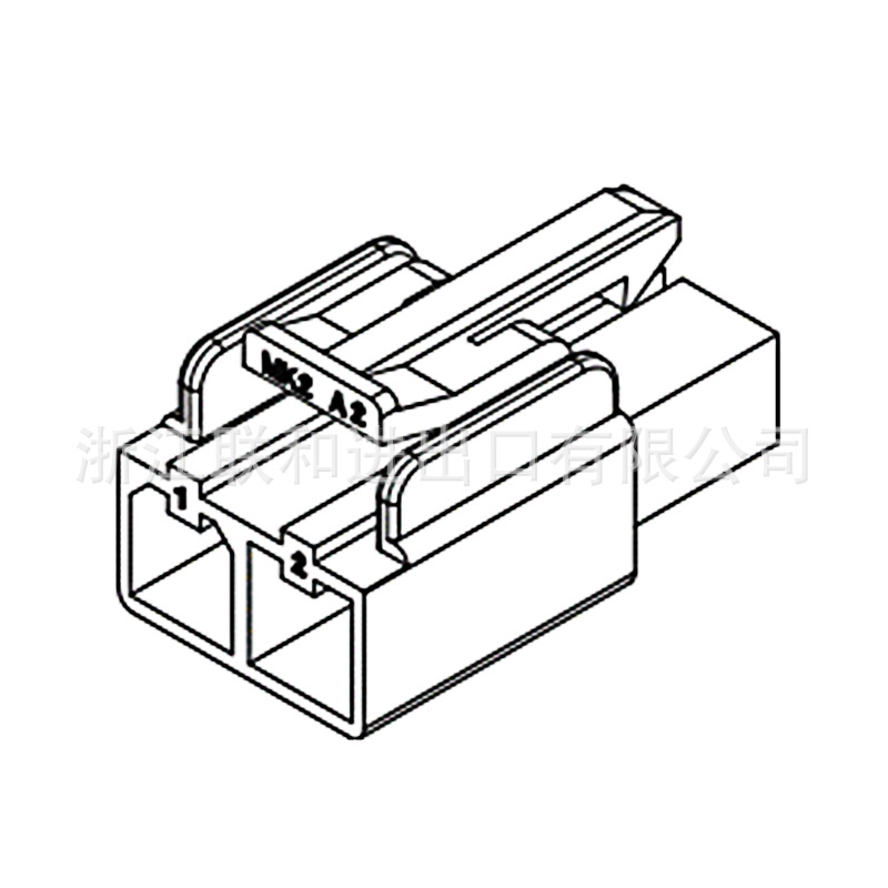 35151-0210 2孔本色指示灯护套 母塑件胶壳 国产汽车连接器插座-阿里巴巴