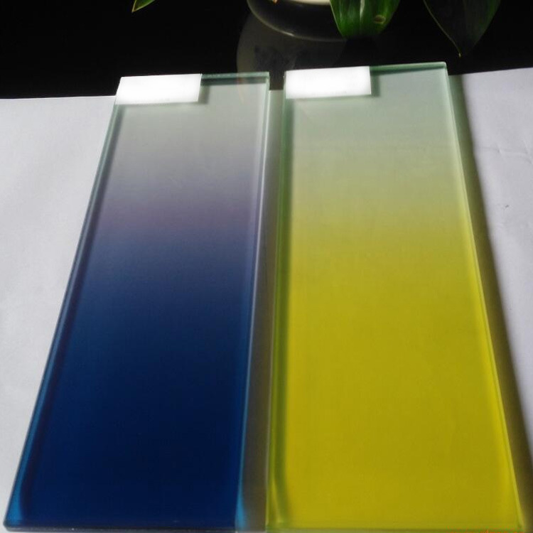 厂家供应多色渐变玻璃 办公隔断淋浴房渐变玻璃 彩色艺术装饰玻璃-阿里巴巴