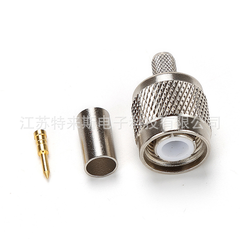 全铜TNC-J-3压接 50-3内螺内针 TNC公头射频同轴连接器 接RG58线-阿里巴巴