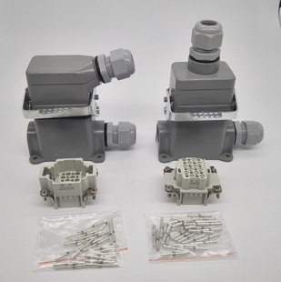 机器人重载连接器矩形连接器热流道航空插头HDC-HDD-024FC/024MC-阿里巴巴