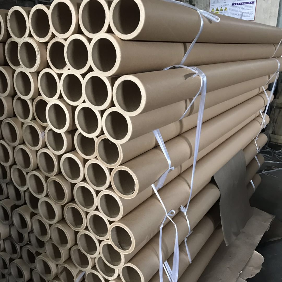 高强牛皮硬纸管 现货包装纸管芯书画纸筒 牛皮打包带纸管厂家供应