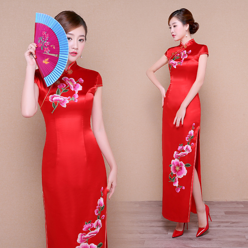 Long runway cheongsam activities in the summer of 2020 the new 3 d ...