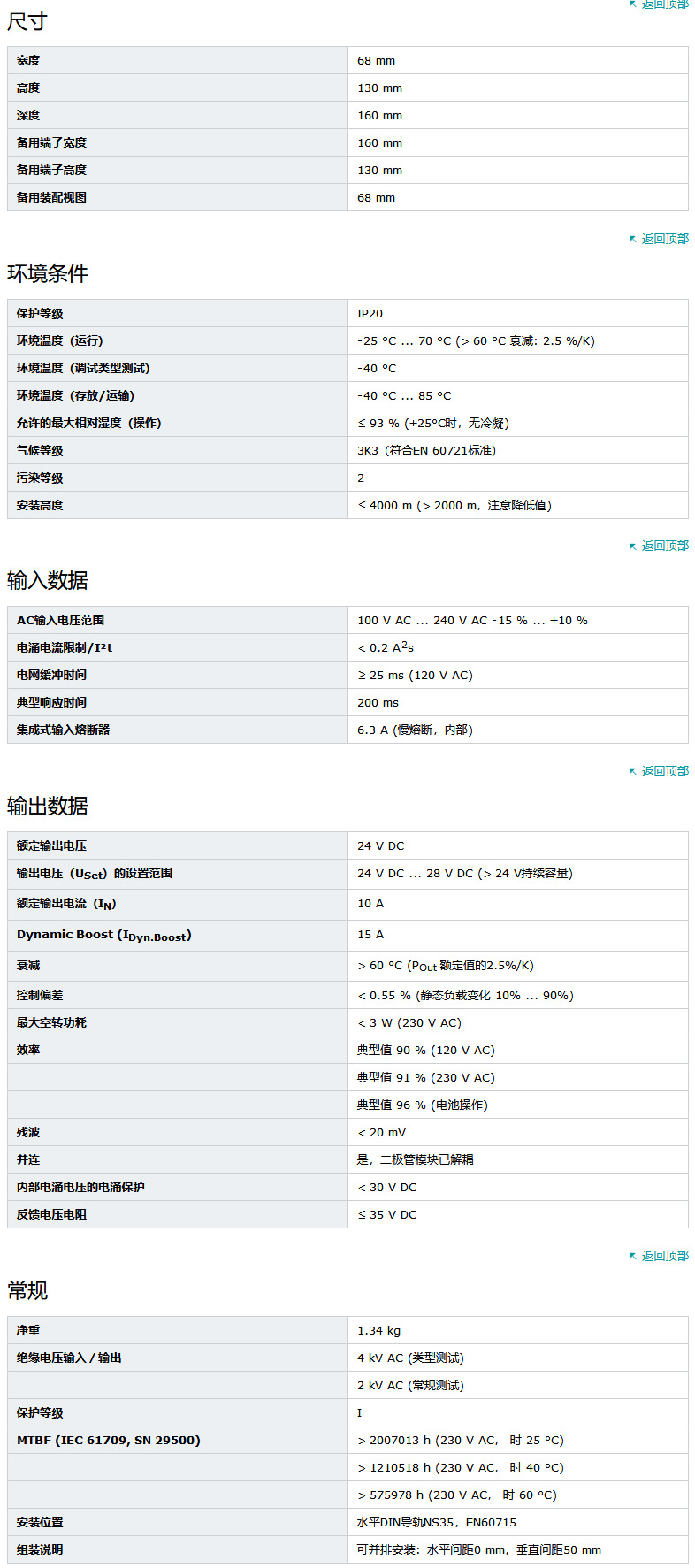 集成有电源模块的UPS不间断电源TRIO-UPS-2G/1AC/24DC/10-2907161-阿里巴巴
