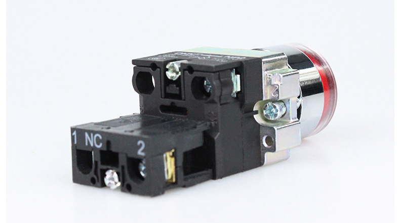 正泰按钮开关红绿黄NP2-BW3361/3461 24/220V自复位1常开LED带灯-阿里巴巴