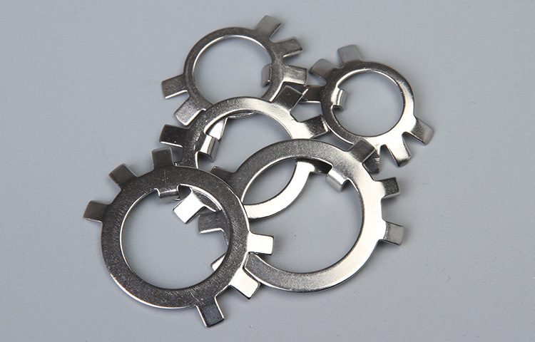 止退垫圈包邮304不锈钢GB858圆螺母用止退垫圈止退王八垫冲压厂家-阿里巴巴