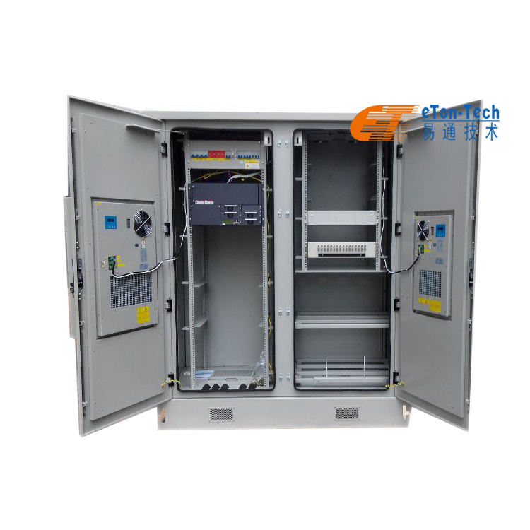 室外一体化机柜 两舱体室外柜 防水防尘易安装 深圳易通技术-阿里巴巴
