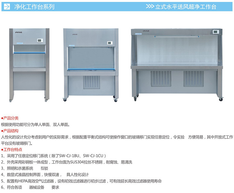 上海沪净 SW-CJ-2D\2G\2FD 超净净化工作台 洁净台-阿里巴巴