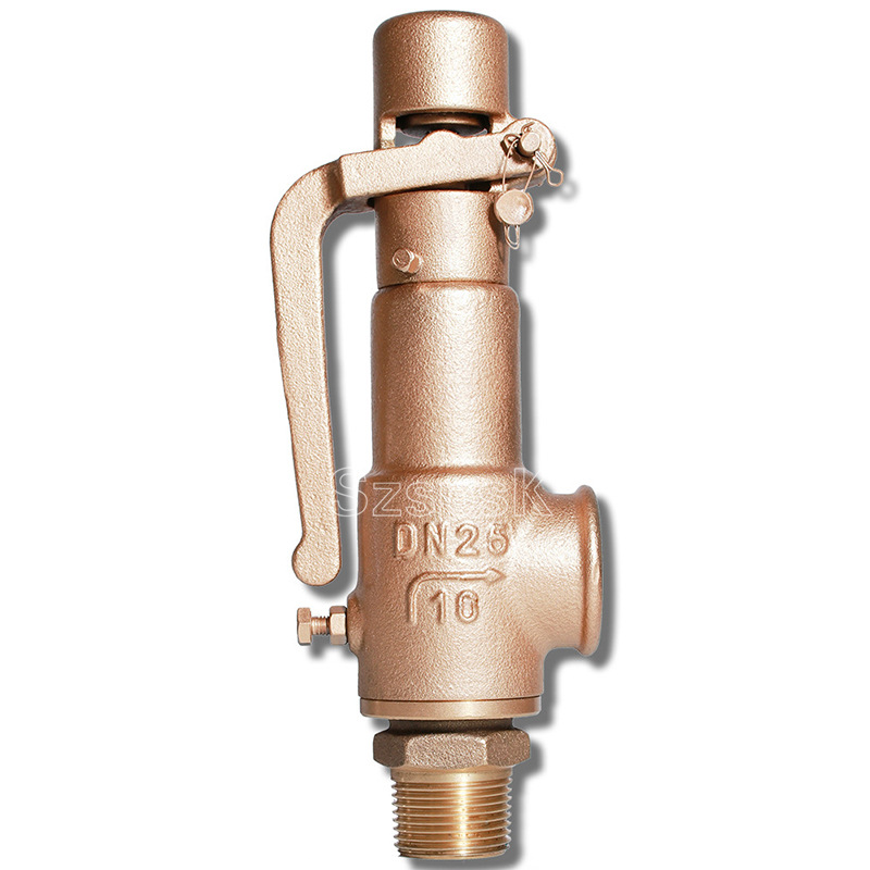 A28W-16T黄铜弹簧全启式安全阀 DN15 20 25 32 40 50 永一罗浮-阿里巴巴