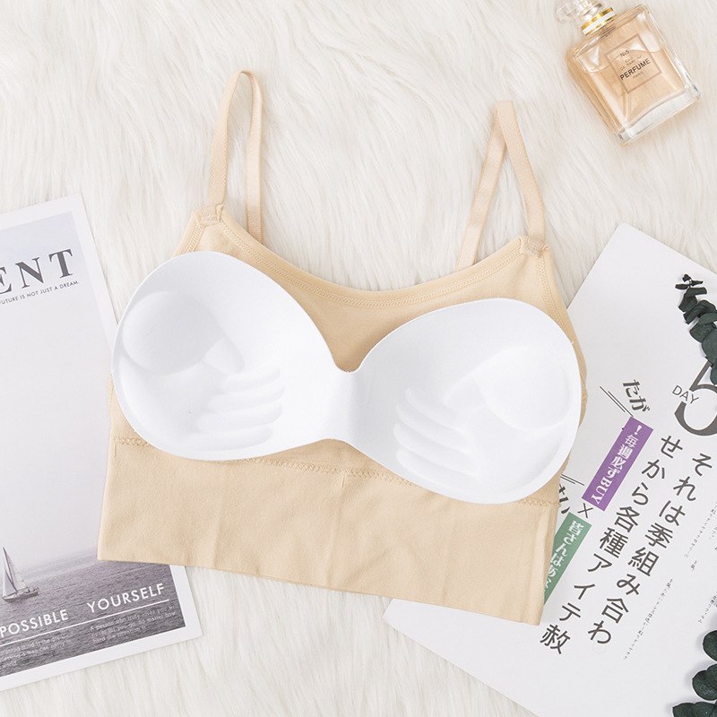 Hot style seamless condole belt wrapped breast beauty back girl bra ...