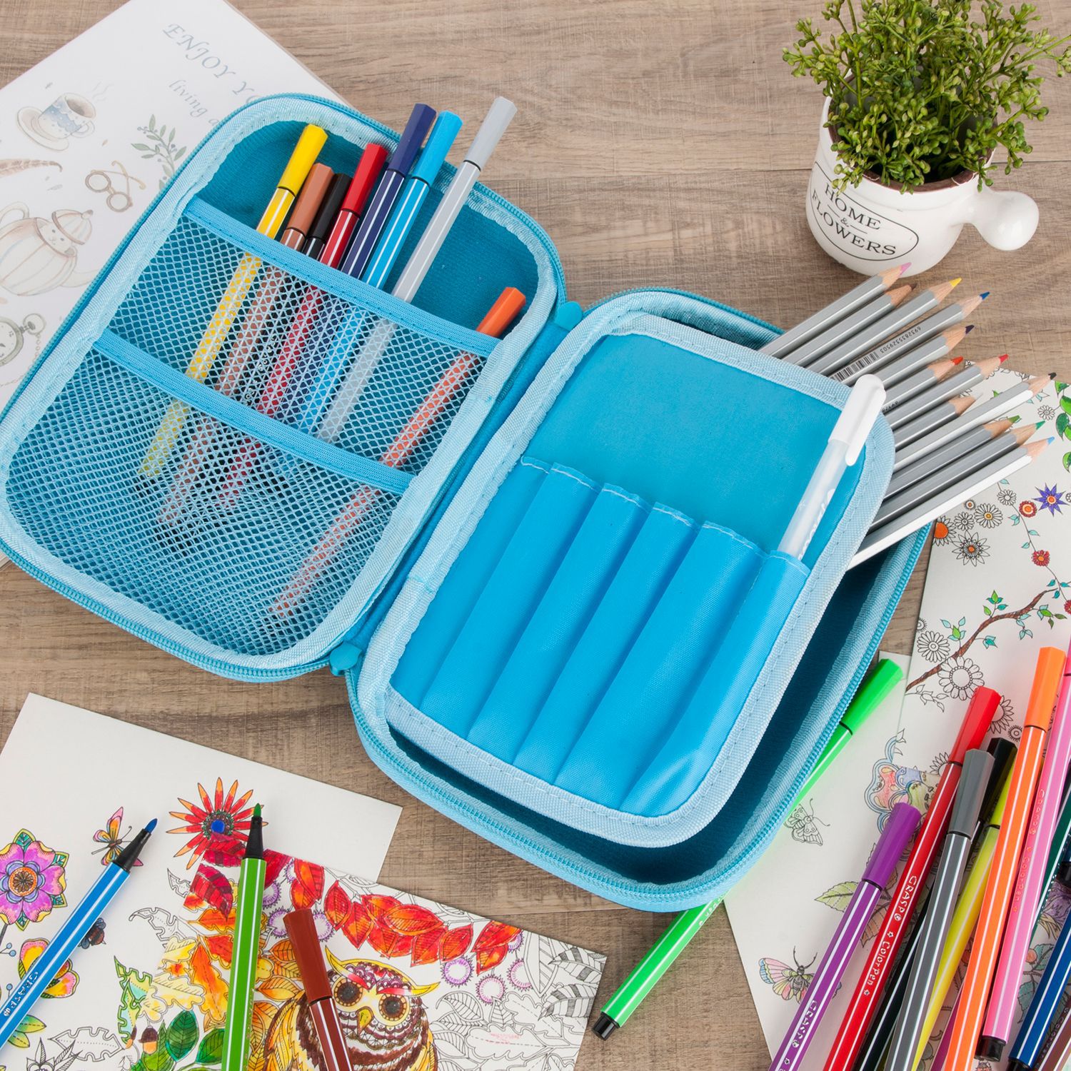 Smiggle同款现货卡通EVA笔盒 学生文具盒 笔袋 3D立体儿童文具盒-阿里巴巴