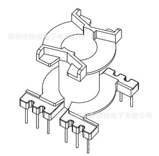 PQ5050 YC-PQ-5002 6+6P骨架 BOBBIN,厂家直销，电感底坐-阿里巴巴