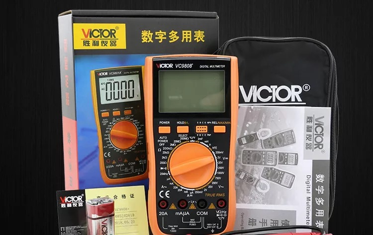 胜利数字万用表VC9808+/VC9806+/VC980+/VC9805+/VC9801A+万应表-阿里巴巴