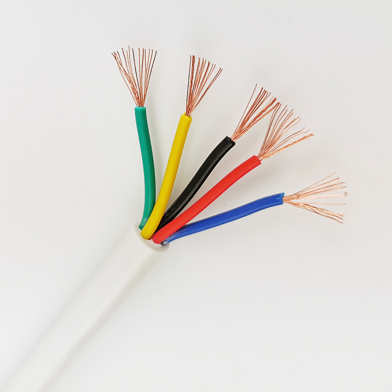 5芯国标信号线RVV5*0.5/0.75/1.0/1.5/2.5平方纯铜护套线亿合光电-阿里巴巴