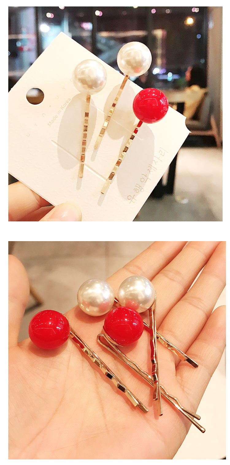 Wholesale korea's new ball round hairpin - Nihaojewelry