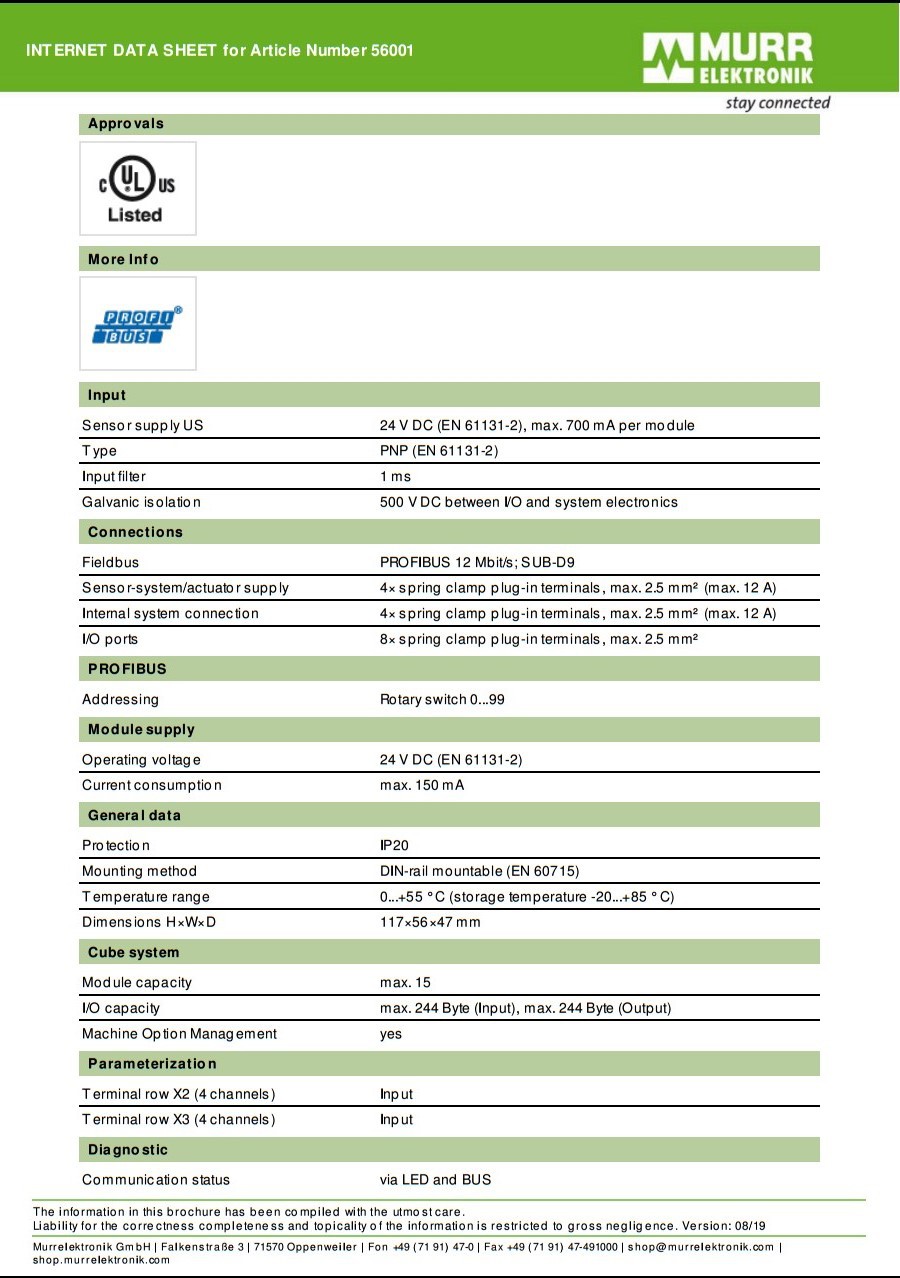 现货 MURR穆尔模块 56001 56005 56006 全新原装正品-阿里巴巴