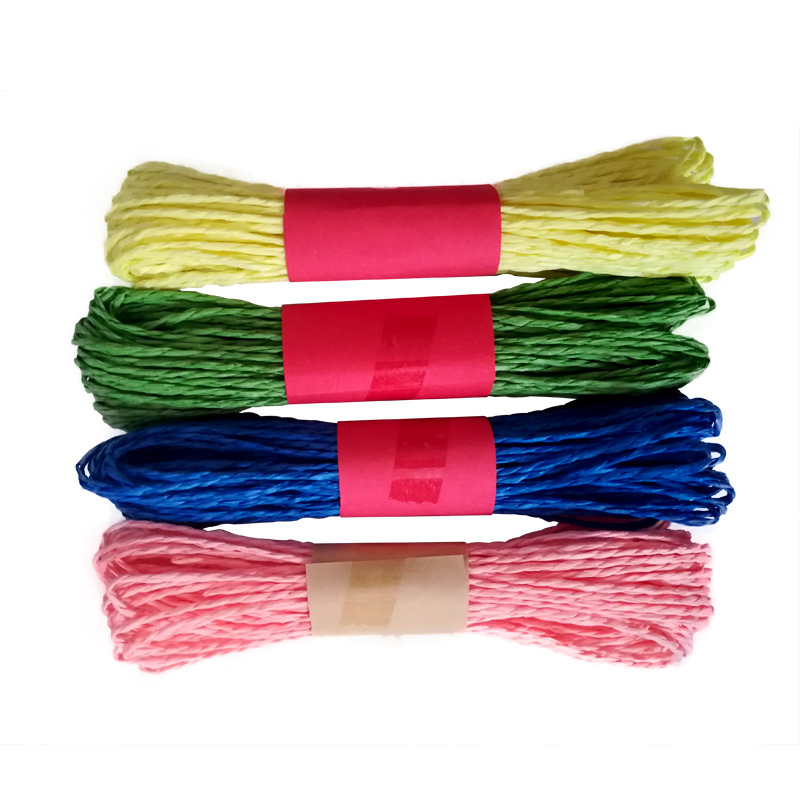 彩色纸绳 儿童手工DIY纸绳 工艺纸绳 手工材料 12色单色30米-阿里巴巴