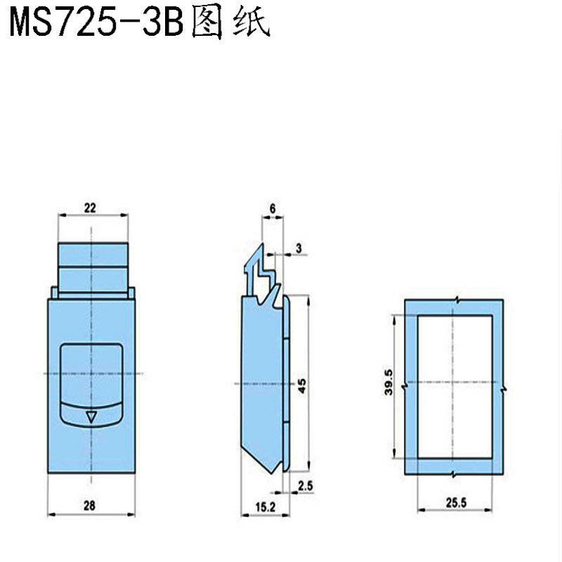 MS725-3B弹簧搭扣侧门锁 ABS尼龙塑料小拉手工业制冷机板专用扣锁-阿里巴巴