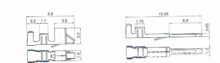 厂家直销 SM端子 SM-2P公母空中对插接头 SM2.54接插件-阿里巴巴