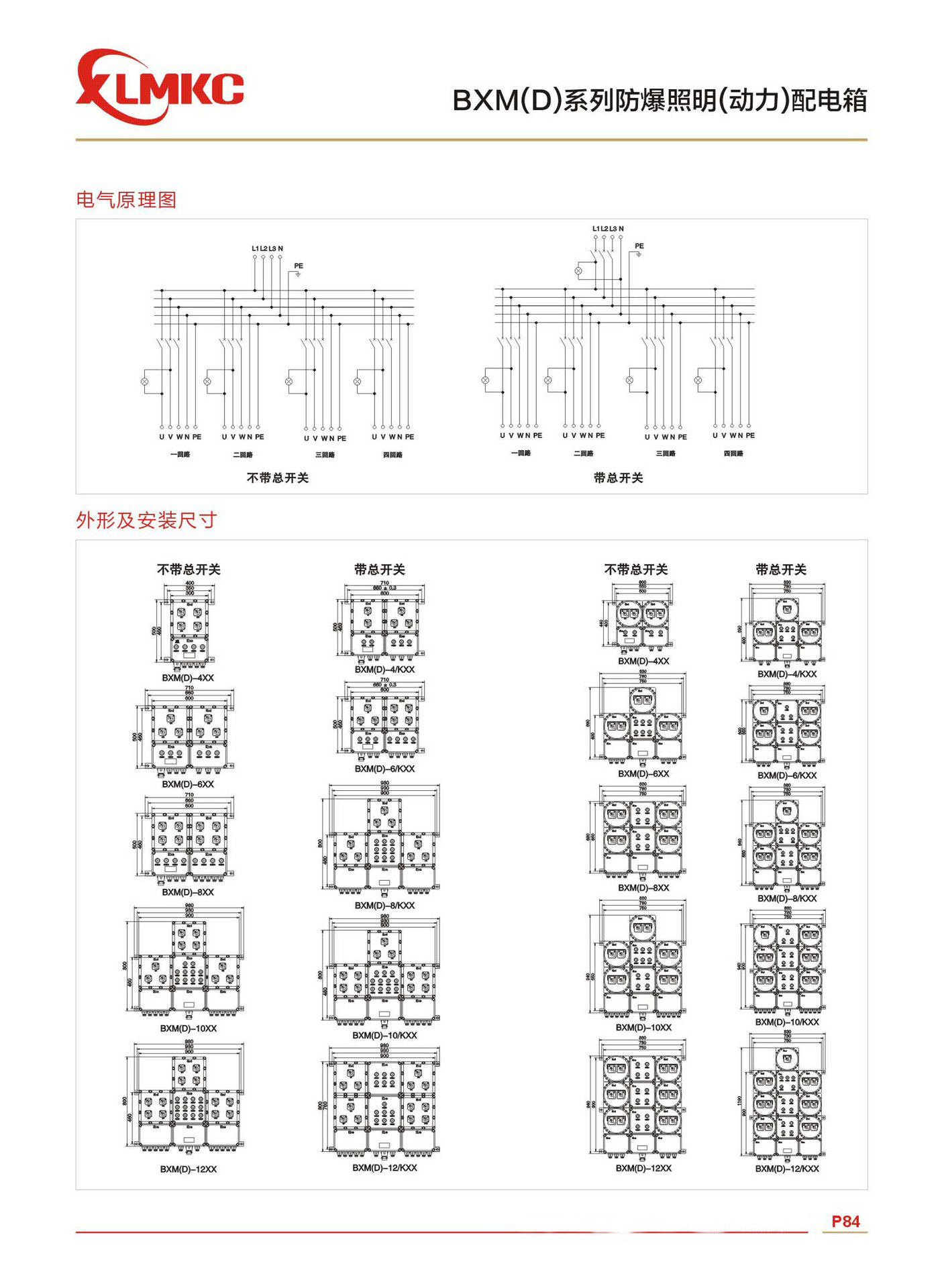 BXM(D)-T IIC级防爆配电箱 浙江新黎明环保防爆配电箱 控制箱-阿里巴巴
