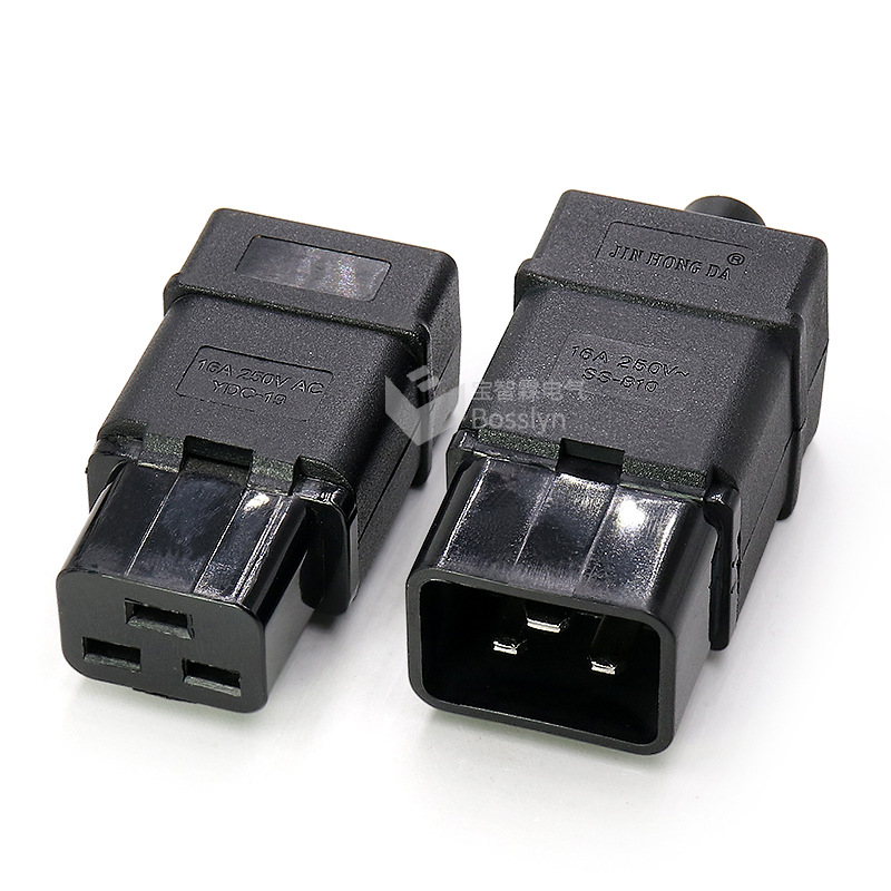 品字三芯欧式对接头 电源线组装式插头 IEC20电脑电源对接头-阿里巴巴