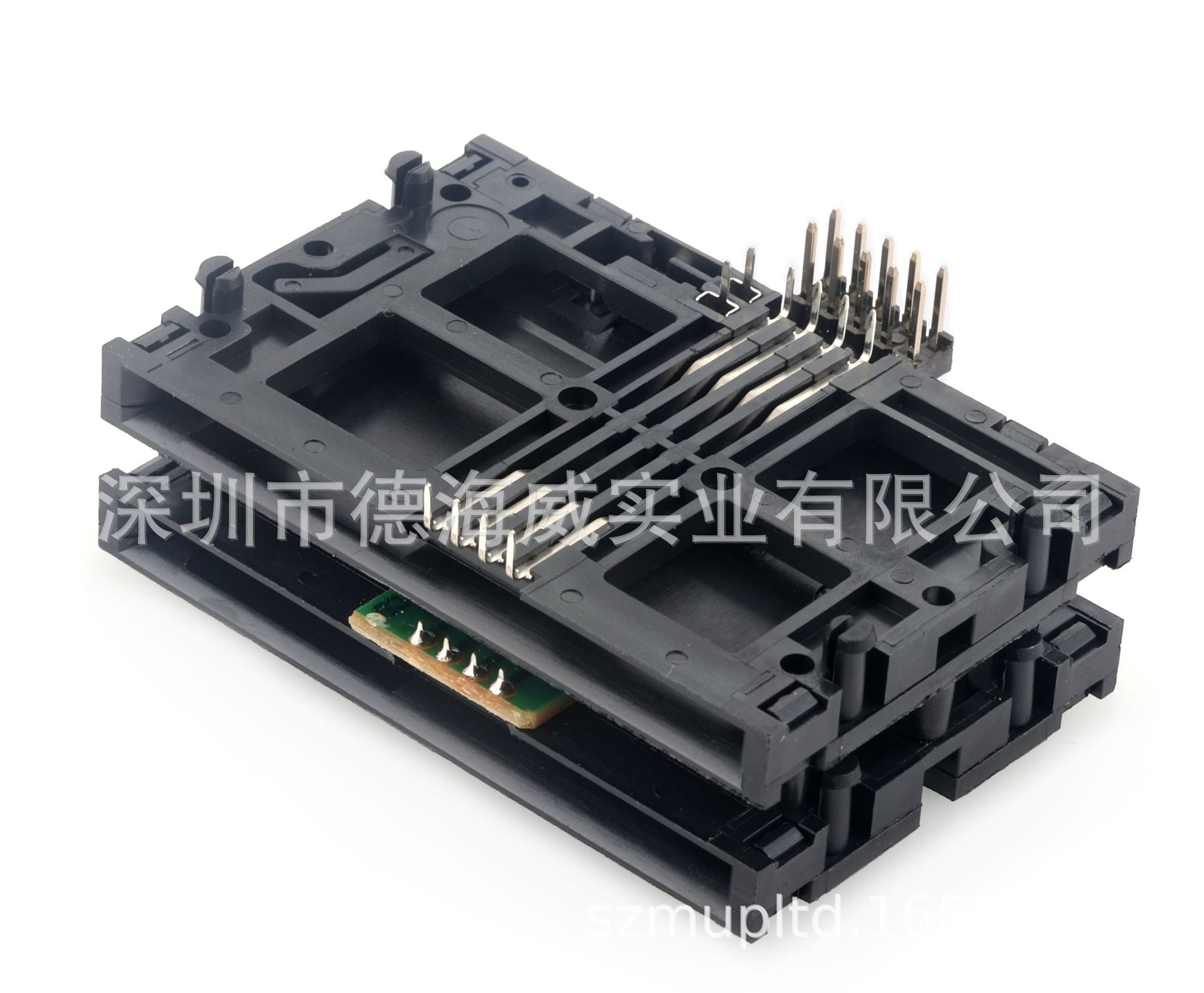 MUP品牌-原厂直供双层DIP插件IC卡座MUP-C811,连接器常开常闭-阿里巴巴