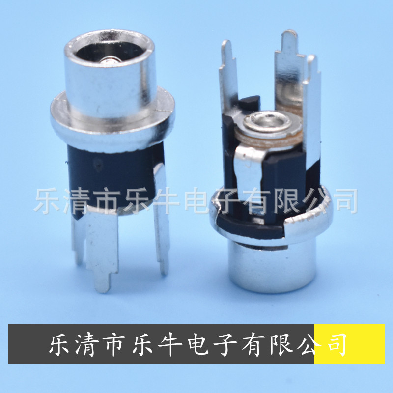 DC电源插座 DC-026 金属光孔DC插座 5521 5525 5.5*2.1 2.5无螺DC-阿里巴巴