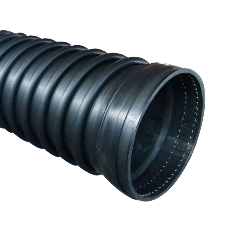 杭州厂家直销 HDPE缠绕增强B型管dn300克拉管 hdpe市政工程波纹管-阿里巴巴
