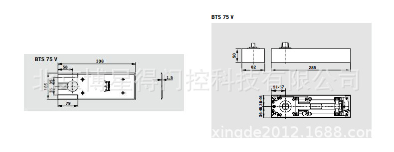 供应多玛地弹簧DORMA BTS75两段调速地弹簧 德国多玛150kg地弹簧-阿里巴巴