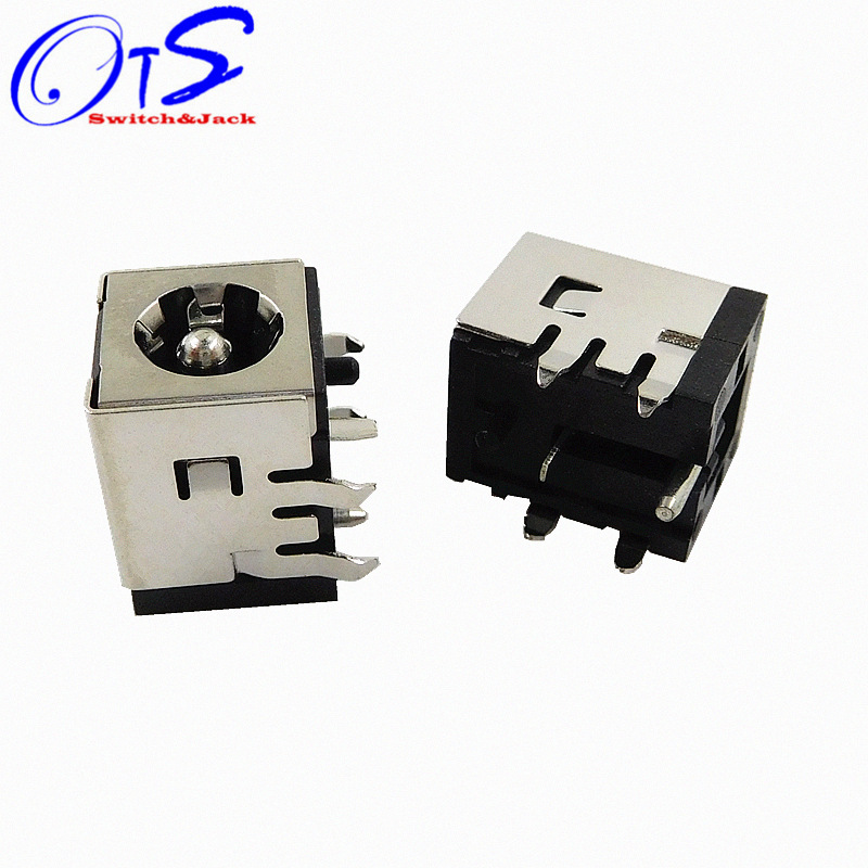 镀银10A 12V大电流DC插座耐温电源插座 DC-007B全铜插件充电母座-阿里巴巴