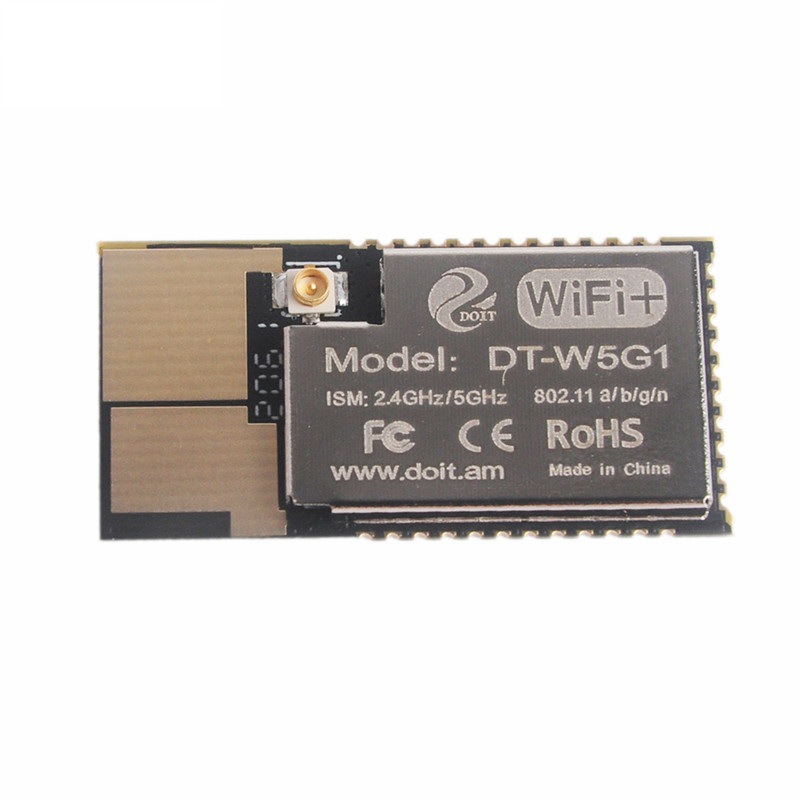 AT固件 DT-W5G1 5G wifi模组 2.4g/5g双频模块 带天线接口-阿里巴巴