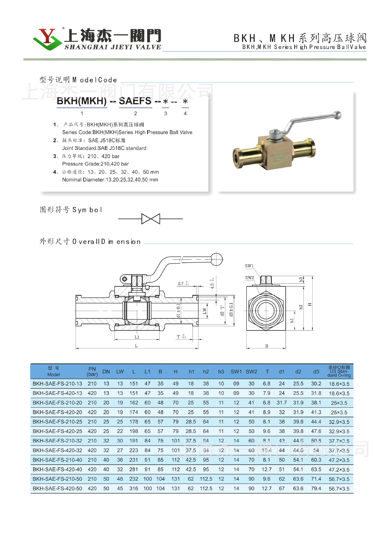 法兰高压球阀 BKH-SAE-FS-210-25 JB/ZQ4187-97 B型 分体法兰-阿里巴巴