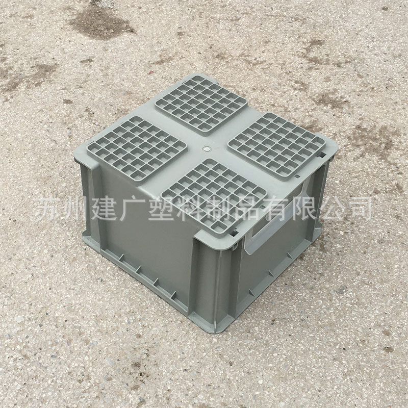厂家供应tp332可堆式物流周转箱 外径335*335*195 正方形塑料箱-阿里巴巴