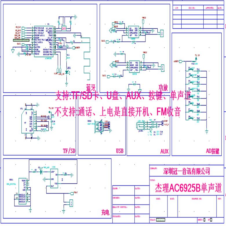 杰理/蓝讯/建荣方案芯片带程序开发，蓝牙标准品提供资料、可直拍-阿里巴巴
