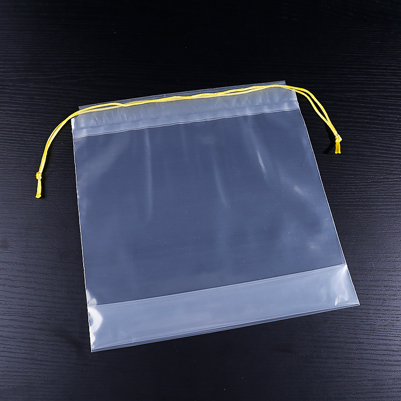 PE抽绳袋收纳塑料束口袋缩口拉绳袋水果袋穿绳收口塑料袋印刷LOGO-阿里巴巴