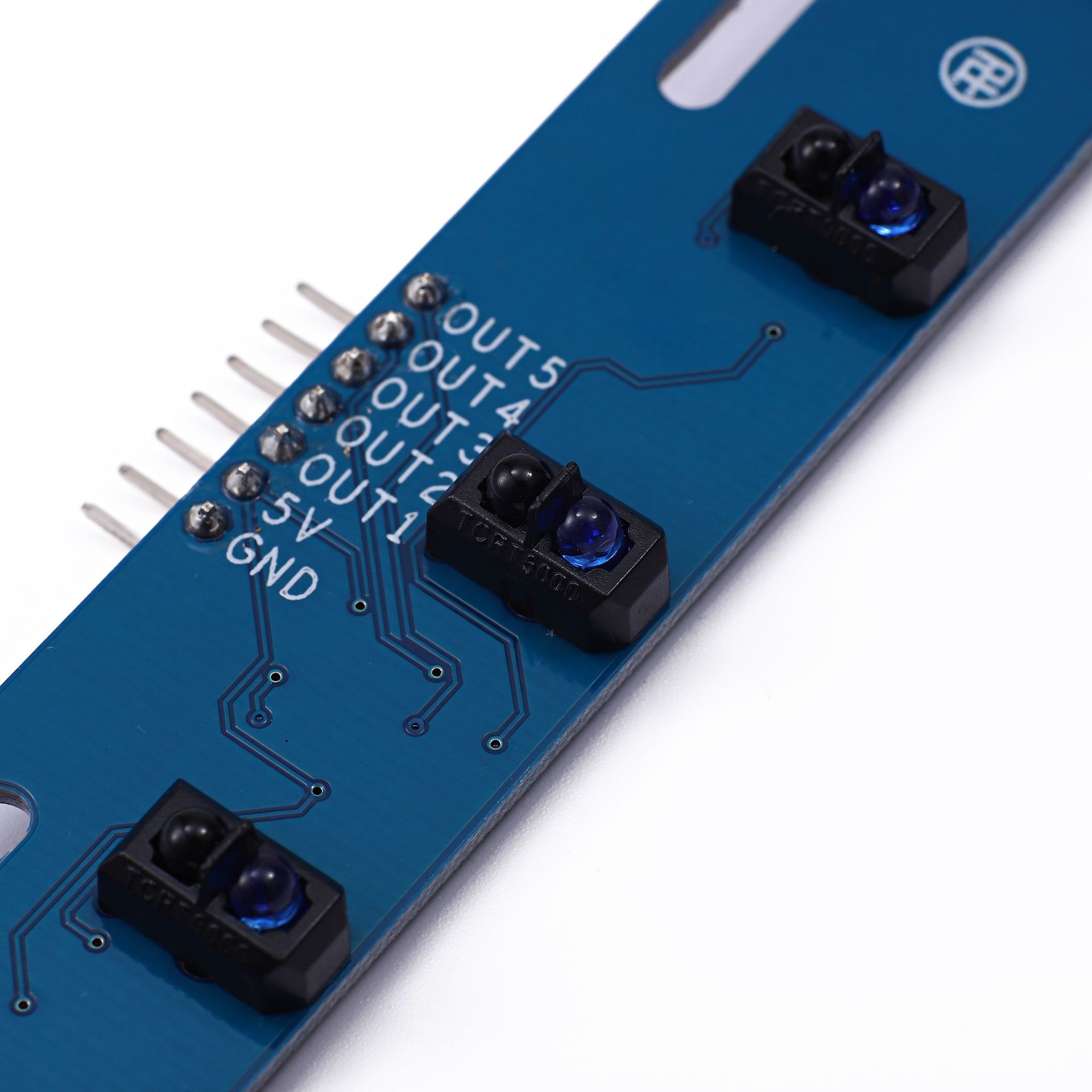 5路循迹传感器 五路 寻迹传感器 寻迹模块 红外传感器 tcrt5000l-阿里巴巴