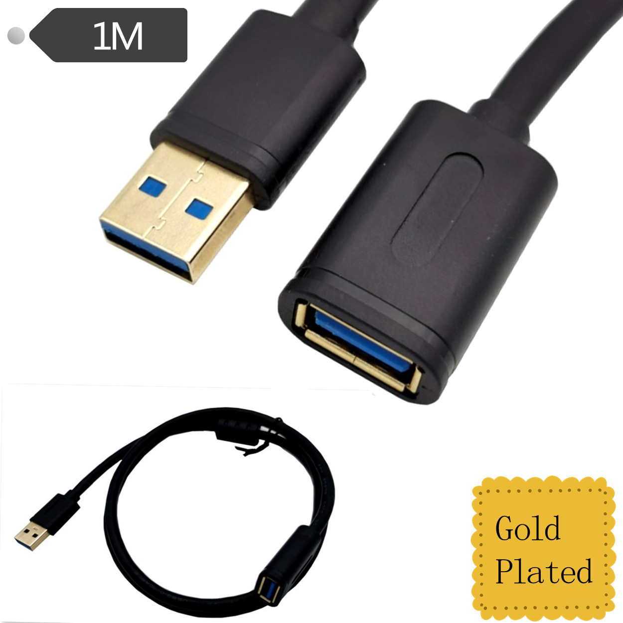 usb3.0数据线AM-BM/AM-MICRO B /AM-AM/AM-AF线镀金-阿里巴巴