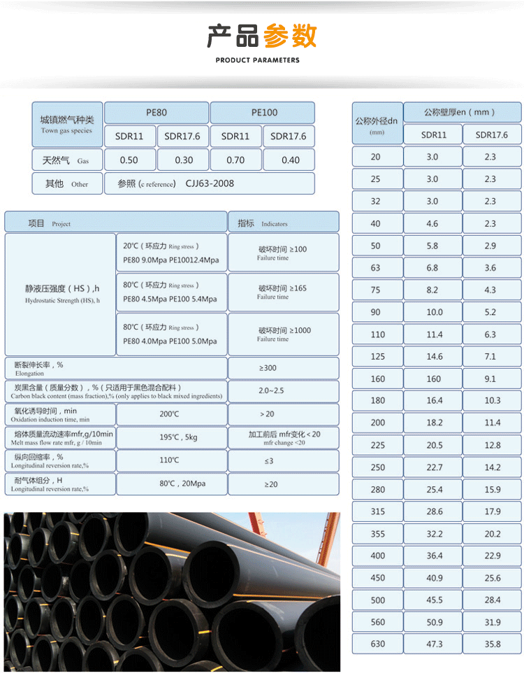 卓越厂家直销HDPE管材燃气盘管100M聚乙烯管沼气管煤气管材天然气-阿里巴巴
