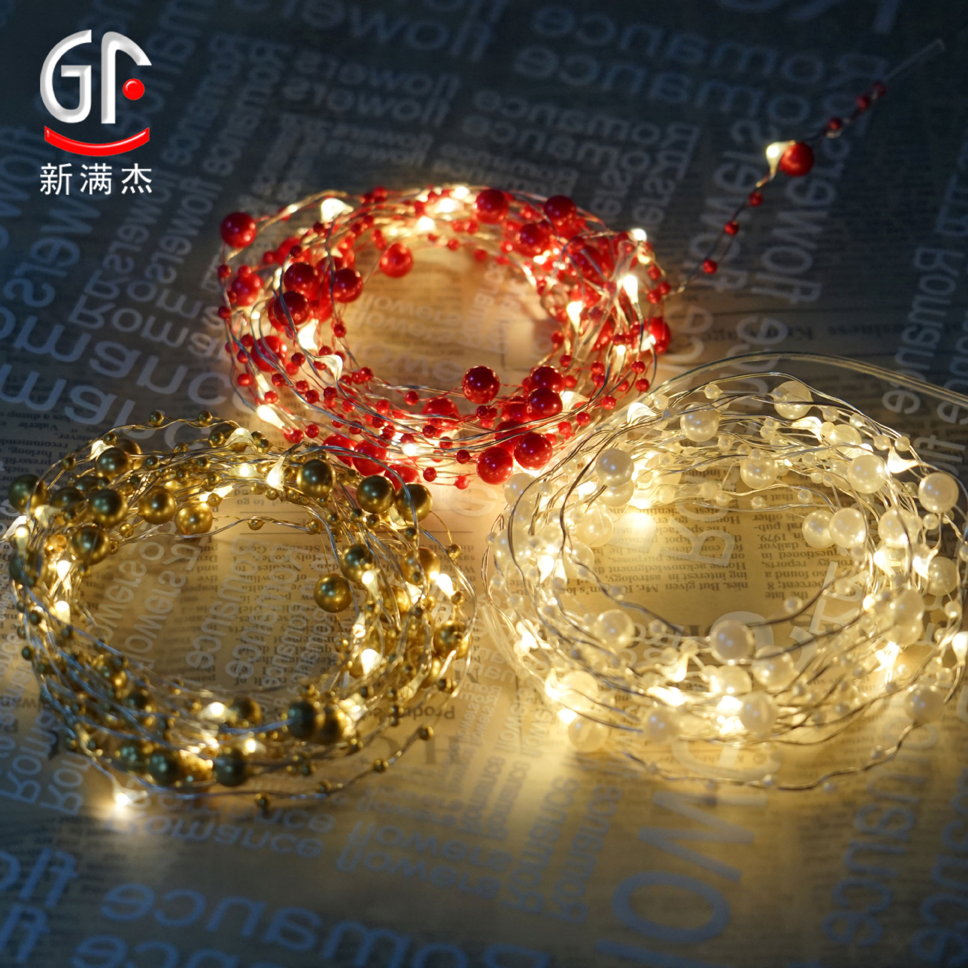 led小彩灯闪灯串灯满天星ins装饰网红少女心房间布置 珍珠灯珠串-阿里巴巴