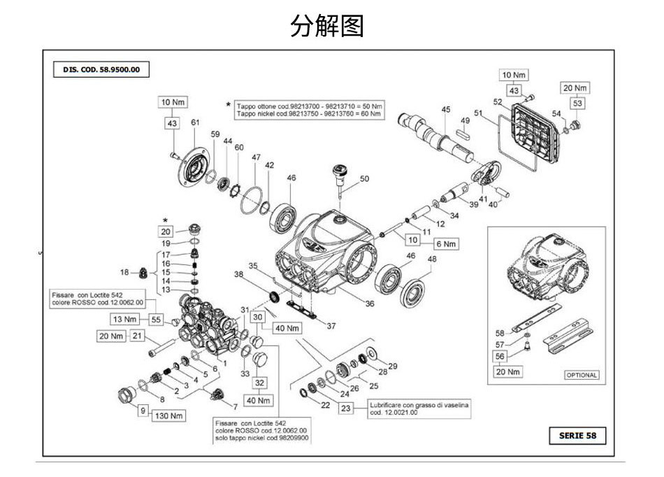 荐意大利INTERPUMP 陶瓷柱塞泵E2B1713 高压喷雾柱塞泵 园林景观-阿里巴巴