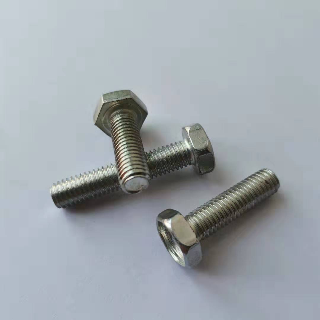 30栓本色外六角螺栓 镀锌螺丝 4.8级六角螺丝 GB5780标准全牙螺丝-阿里巴巴