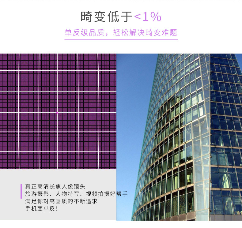 立见L-81853.0X长焦人像镜头85mm手机增距镜头镜片多品牌适配-阿里巴巴