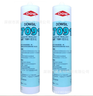 道康宁DC7091黑色/DOW陶熙7091粘合剂/密封胶/硅胶/玻璃胶310ML-阿里巴巴