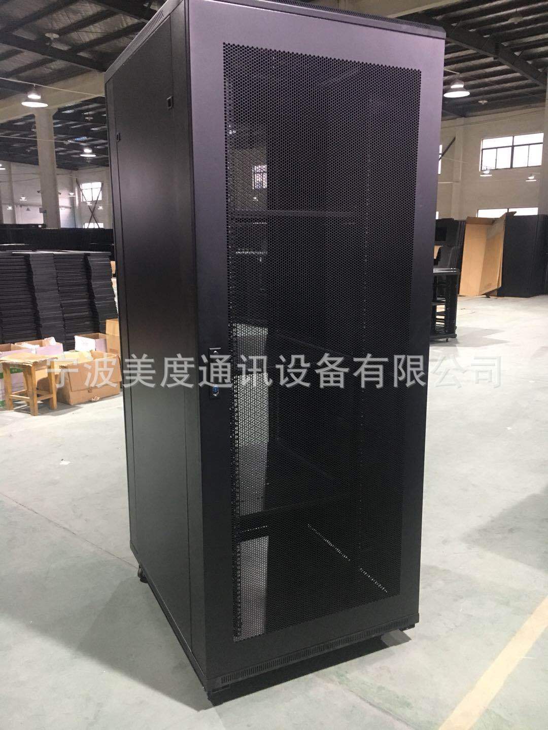 19寸网孔门机柜18U服务器电脑波浪网孔门立式机柜机架承重-阿里巴巴