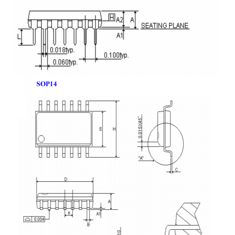 芯圣单片机SQ015LSOP8 SOP14 SOP16 IO型芯片 5路PWM 2KROM-阿里巴巴